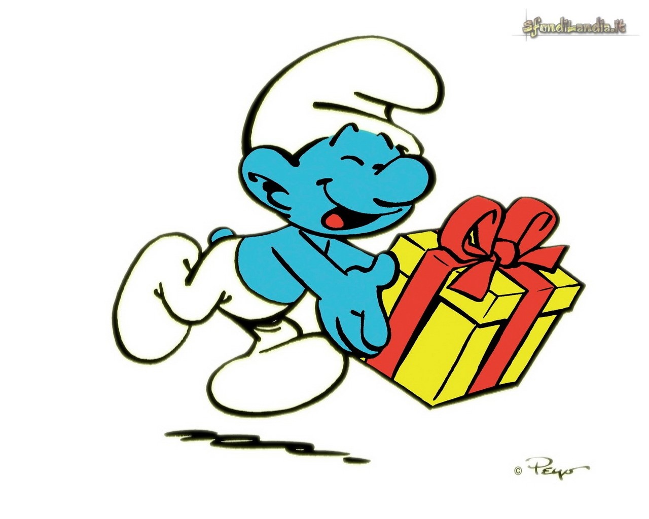 SfondiLandia.it | Sfondo in HD gratis di Puffo burlone per pc desktop e ...